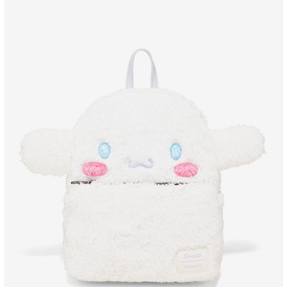 Loungefly | Bags | Loungefly Cinnamoroll Fuzzy White Sherpa Mini ...